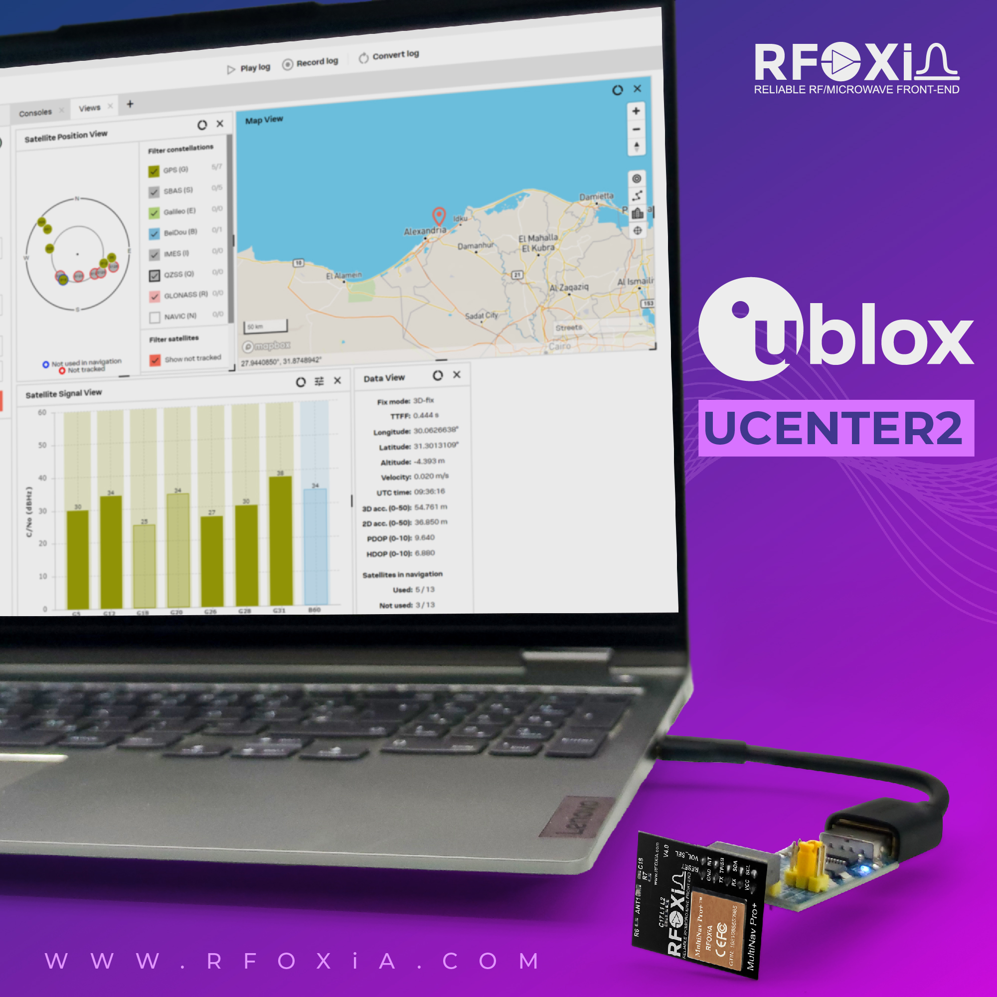 MultiNav Pro+™ ACCURATE GNSS MODULE - RFOXiA