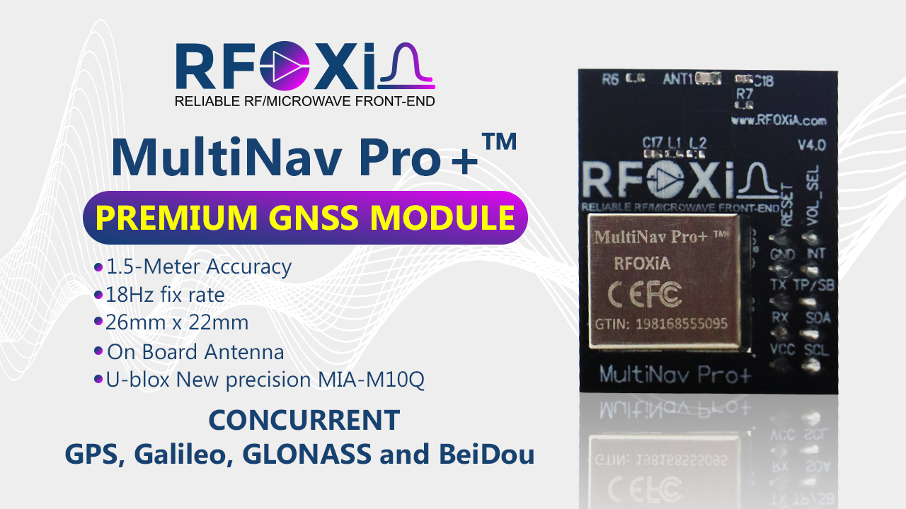 MultiNav Pro+™ PREMIUM GNSS MODULE - RFOXiA