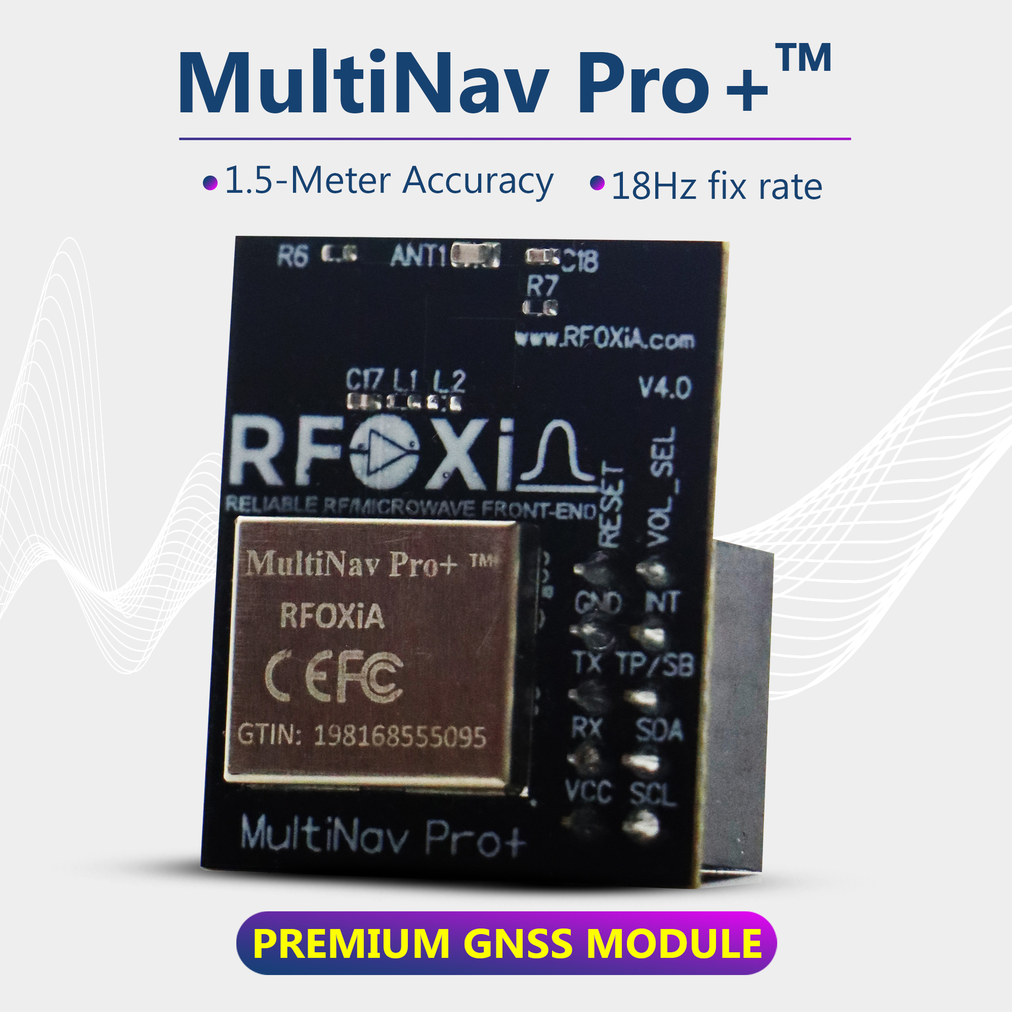 MultiNav Pro+™ PREMIUM GNSS MODULE - RFOXiA